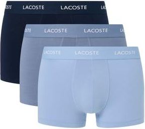Lacoste Lot de trois boxers en coton m&eacute;lang&eacute;