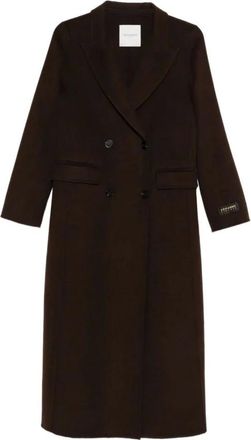 Ermanno Scervino Femme, Manteaux, Brun, Taille: 40 FR Manteau en polyester