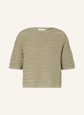 OPUS Strickshirt Pinse gruen