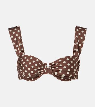 Montce Swim Bikini-Oberteil Bella mit Polka-Dots
