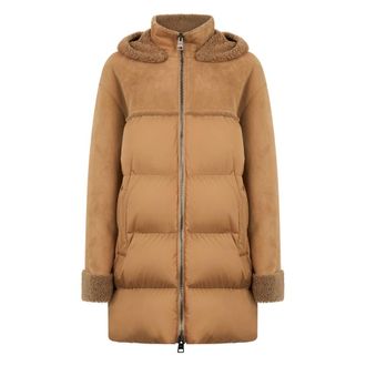 Herno Veste matelass&eacute;e &agrave; capuche - Femme - Vestes - Brun - Taille: 44 FR