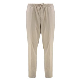 HUGO BOSS Homme, Pantalons, Beige, Taille: S Pantalon en m&eacute;lange de laine coupe d&eacute;contract&eacute;e