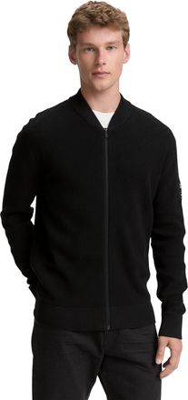 Tom Tailor Herren 1047965 Strickjacke, 29999-Black, XL