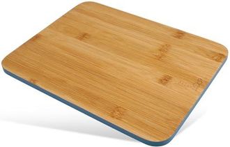 Fackelmann Fackelmann Balance Schneidebrett Holz Bambus - Robustes Holzbrett für die Küche für Fleisch, Fisch und Gemüse - Modernes Schneidbrett mit farbigem Ran