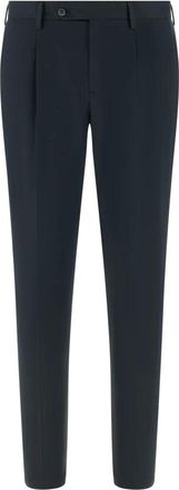 Boggi Milano Homme, Pantalons, Bleu, Taille: M Pantalon en Coton et Tencel B