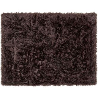 Beliani Beliani - Plaid Couvre-lit Fourrure Synth&eacute;tique 150 x 200 cm en Polyester Marron Delice