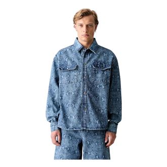 Daily Paper Clothing Rahul Denim Shirt - - Shirts - Herren - Blau - XL