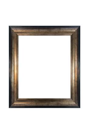 Frames by Post Scandi Vintage Bilderrahmen, 50 x 23 cm, Schwarz/Gold