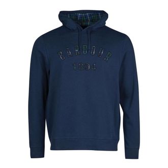 Barbour Affiliate Popover Hoodie - Warm und Bequem - - Sweatshirts & Hoodies - Herren - Blau - XL