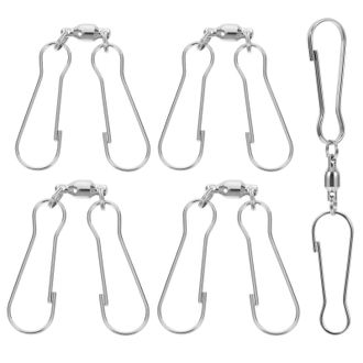 NUOBESTY 5 St&uuml;ck Teiliges Haken &Ouml;sen Verschluss aus Metall Rostfrei zum Ann&auml;hen f&uuml;r BH Kleider R&ouml;cke Hosen Vielseitig f&uuml;r Kleidung Reparatur und DIY N&auml;hprojekt