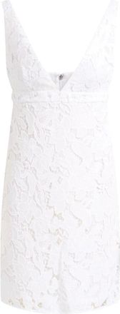 Michael Kors Femme, Robes, Blanc, Taille: 32 FR Corded Floral Lace Mini Dress