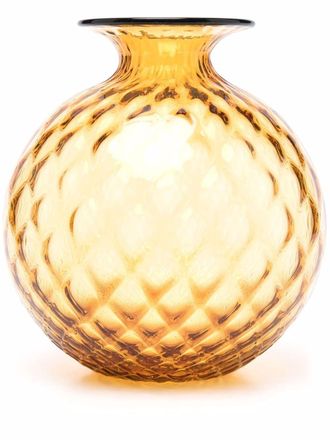 VENINI vase Monofiori Balloton - Jaune