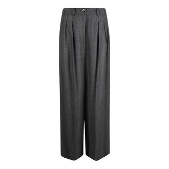 Crida Milano Travel Pant - - Trousers - Damen - Grau - L