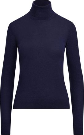 Ralph Lauren Collection pull en cachemire à col montant - Bleu