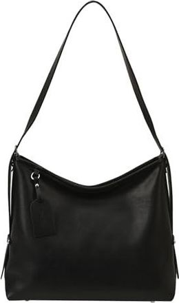 Generic Sac &agrave; bandouli&egrave;re en cuir synth&eacute;tique de couleur unie avec fermeture &eacute;clair et bandouli&egrave;re r&eacute;glable pour voyage, shopping, travail, usage quotidien, N