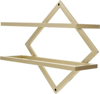 SOLUSTRE 1 St&uuml;ck Wand Weinregal Gold Praktischer und Sturzsicherer Flaschenhalter f&uuml;r Wein und Bier zur Wandmontage Platzsparend und Dekorativ f&uuml;r Zuhause oder