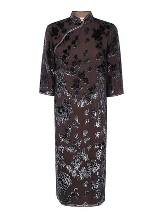 Pierre-Louis Mascia Maxikleid - Braun