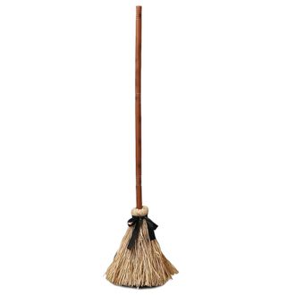 Generic Schwimmender Halloween Hexenbrom - animierter Broomstick 43,3 Zoll hoch, Leichter Bewegungssensor | Gruseliger Sound f&uuml;r, Terrasse, Eingang in die Kla