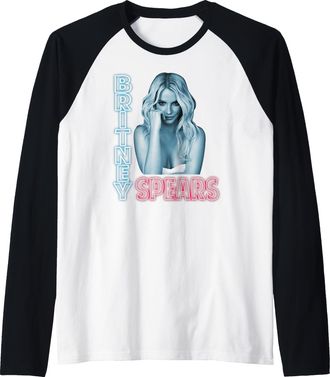 The intimate Britney Spears Neon Light Ikonische Y2K-Popmusik Raglan