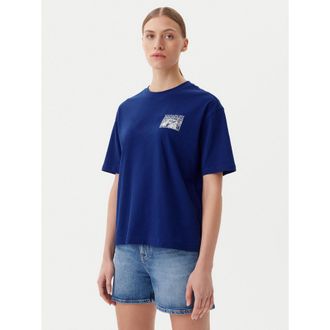 Napapijri T-Shirt S-Nice NP0A4IG4 Blau Regular Fit