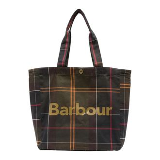 Barbour Telfield Tartan Tote - - Bags - Herren - Gr&uuml;n - ONE SIZE
