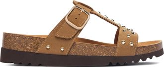 Scholl Pantoletten Scholl Luce T-Bat Med. MF00810 Braun