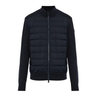 Moncler Gesteppter Cardigan - - Knitwear - Herren - Blau - XL