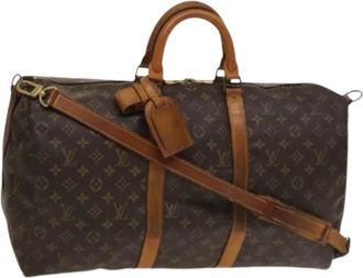 Louis Vuitton unisex, Pre-owned, Brun, Taille: ONE Size Sac Keepall bandouli&egrave;re doccasion