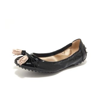 Tod's Schwarze Lederslipper mit Quasten - - Shoes - Damen - Schwarzk - 35 EU