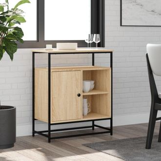 vidaXL Sideboard Sonoma-Eiche 69x35x80 cm Holzwerkstoff Vidaxl