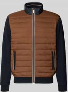 Bugatti Sweatjacke mit Label-Detail