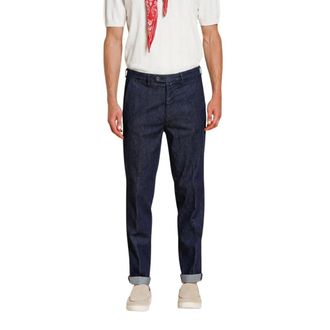 Mason's Homme, Jeans, Bleu, Taille: XS Pantalon Chino Boston