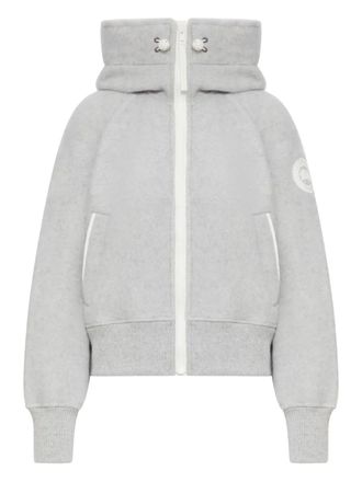 Canada Goose Hoodie im Metallic-Look - Grau