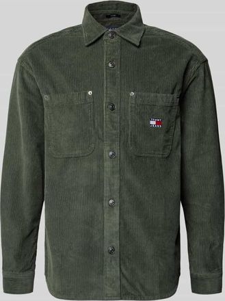 Tommy Jeans Relaxed Fit Cordhemd aus reiner Baumwolle