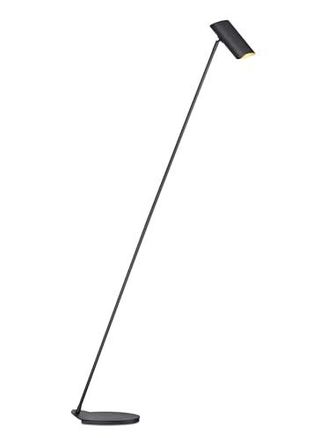 Lucide HESTER - Stehlampe Mit Leselampe - 1xGU10 - Anthrazit