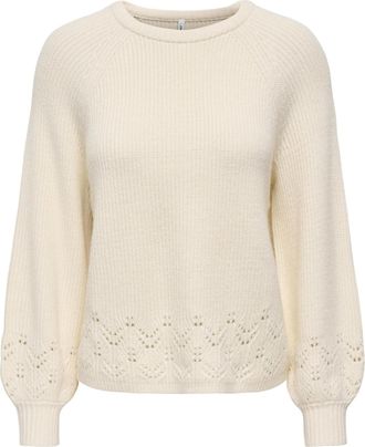 Only Onlprincess Ls O-Neck Detail KNT Noos