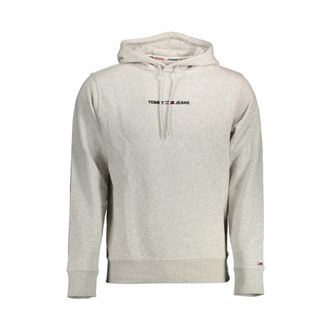 Tommy Hilfiger Cotton Hoodie - - Sweatshirts & Hoodies - Herren - Grau - 2XL