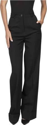 Dolce & Gabbana Femme, Pantalons, Noir, Taille: 34 FR Pantalone