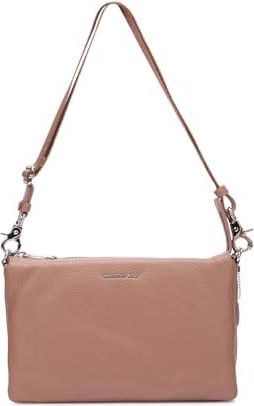 Mandarina Duck Mellow Leather Crossover, Femmes, Winter Rose
