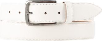 Alberto Herren G&uuml;rtel wei&szlig; Leder