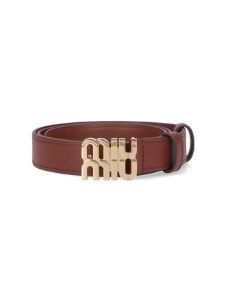 Miu Miu Logo Belt
