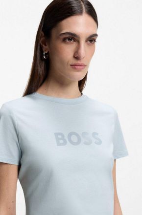 HUGO BOSS T-Shirt Elogo Premium Damenmode mit BOSS-Schriftzug