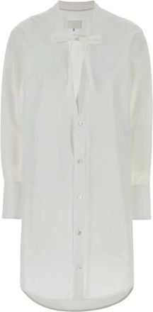 Maison Margiela Femme, Robes, Blanc, Taille: 38 FR Mini-robe &agrave; bords francs
