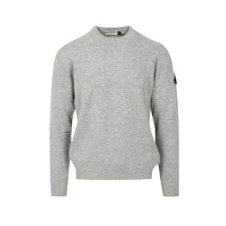Roy Rogers 12 Gauge Rundhals-Pullover - - Knitwear - Herren - Grau - 2XL