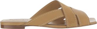 Tod's Femme, Chaussures, Beige, Taille: 40 EU Sandales en cuir