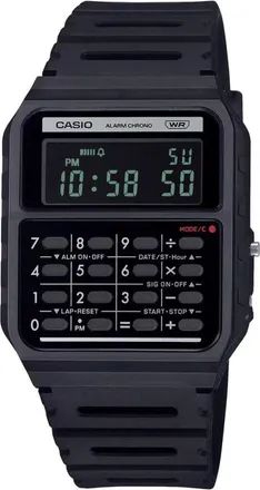 Casio unisex, Accessoires, Noir, Taille: ONE Size Montre num&eacute;rique &agrave; bracelet en r&eacute;sine avec de multiples fonctions