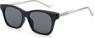 Generic Lunettes De Soleil Tendance &Agrave; Monture Carr&eacute;e For Hommes Et Femmes, D&eacute;coration De Vacances Et De F&ecirc;tes(Black)