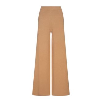 Max Mara Wide Hosen - - Trousers - Damen - Braun - S