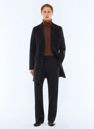 Fursac Manteau en laine vierge et cachemire - Taille 44 - Homme