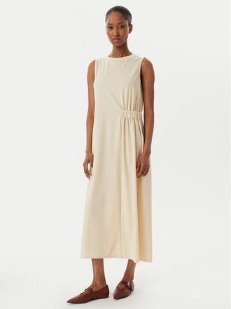 Max Mara Sommerkleid Tenebre 2515621032 &Eacute;cru Regular Fit